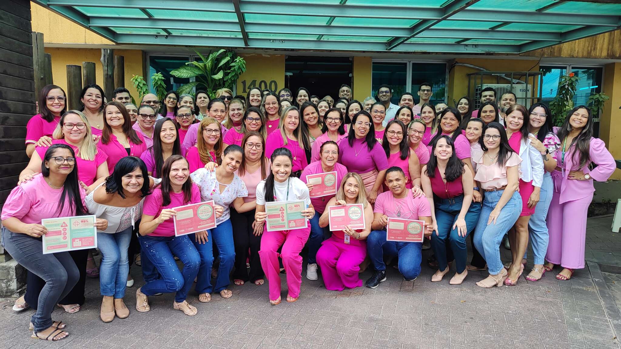 Colaboradores da Semace se unem em apoio à campanha Outubro Rosa ...